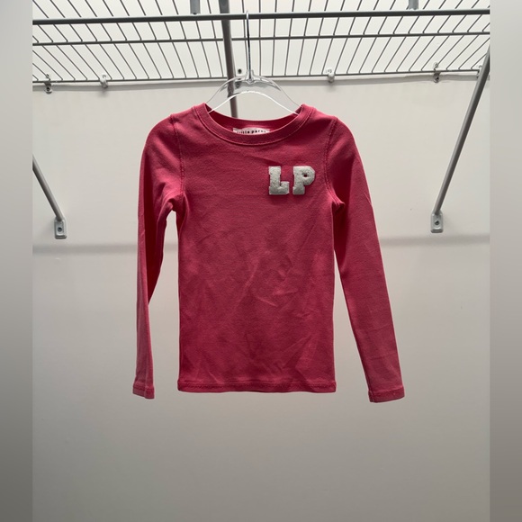 Little Parni | Shirts & Tops | Little Parni Girls Hot Pink Varsity Tee ...